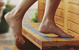 Resilient Rubber Non Slip Tape (designed for contact with bare feet)