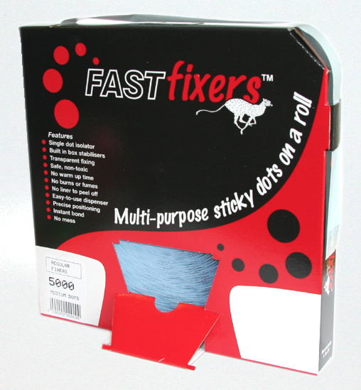 Glue Dots on a Roll - Hot Dots - Sticky Dots